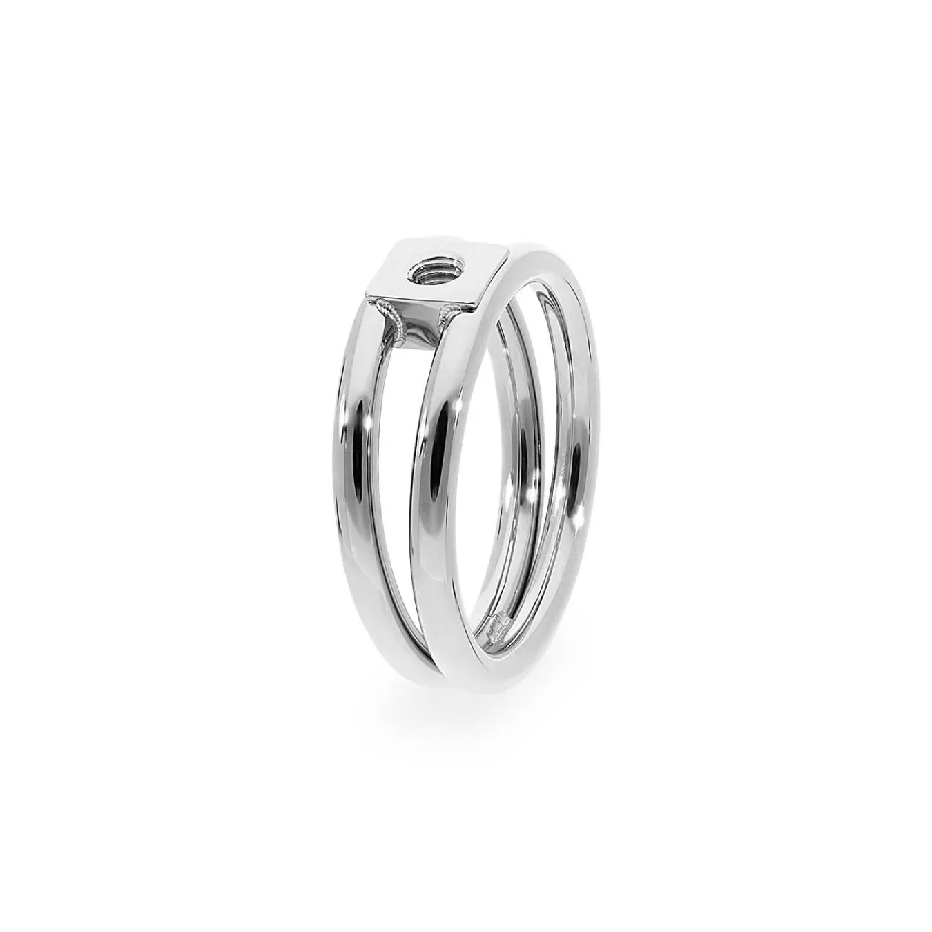 Qudo Basic Roma Interchangeable Ring Silver – Sitara Morgan Boutique