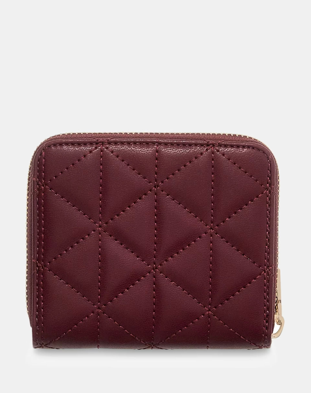 Guess Paisleigh Small Burgundy Zip Around Purse – Sitara Morgan Boutique