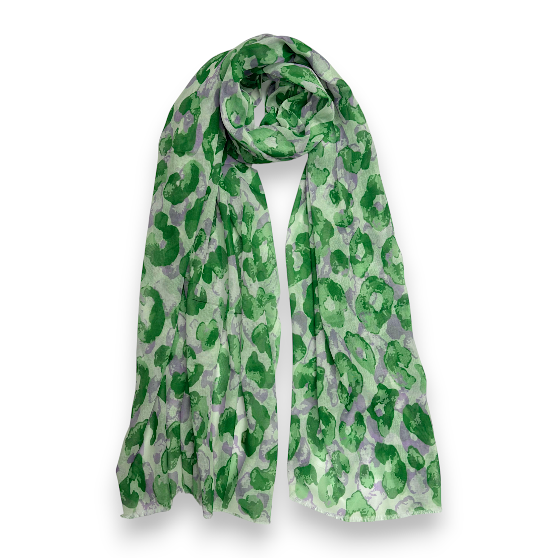 Lili Scarves Summer Leopard Print Scarf: Green – Sitara Morgan Boutique